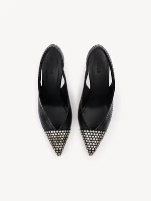Chloé Alba Studded Slingback Pumps