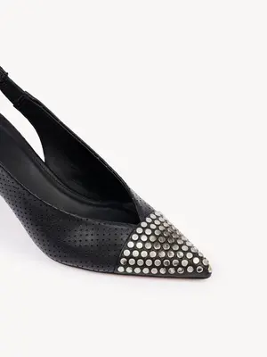 Chloé Alba Studded Slingback Pumps