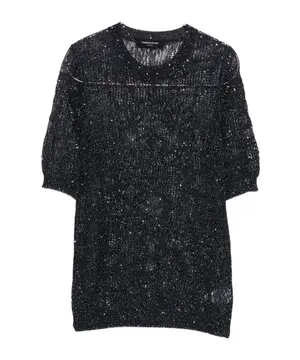 Fabiana Filippi Open Knit Sparkle T-shirt