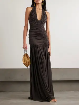 Christopher Esber Orion Ruched Halter Top