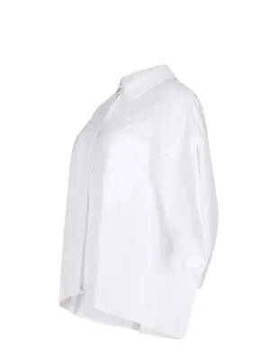 Max Mara Smmancella" Long-sleeved Shirt - White