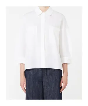 Max Mara Smmancella" Long-sleeved Shirt - White