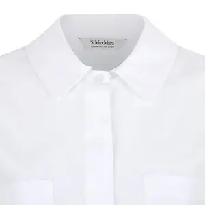 Max Mara Smmancella" Long-sleeved Shirt - White