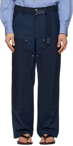 SACAI X CARHARTT WIP Belted Duck Pants