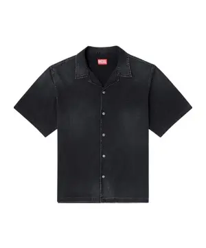 DIESEL® D-nabil-d Short-sleeved Shirt - Black