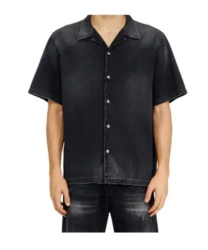 DIESEL® D-nabil-d Short-sleeved Shirt - Black
