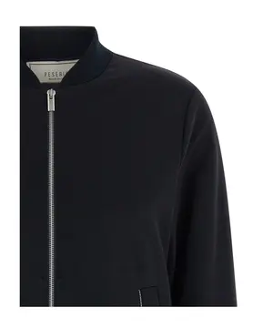 Peserico Punto Luce Zip Sweatshirt - Blue