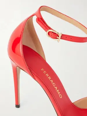 FERRAGAMO Maily Patent Leather Pumps