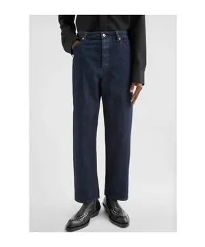 JIL SANDER Loose Fit Denim Jeans - Magnet
