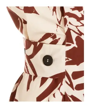 Antonelli Firenze Abstract Print Midi Dress - No
