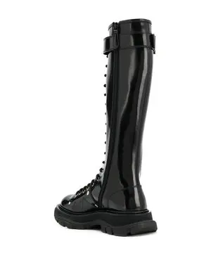 Alexander McQueen Knee-high Combat Boots
