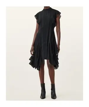 ALLSAINTS Fleur Asymmetrical Hem Dress