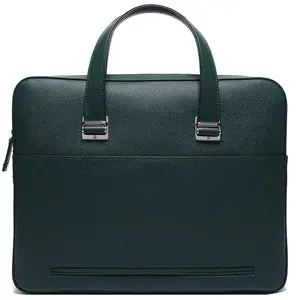 Dunhill Logo Color-matched Portable Briefcase - Black