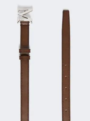 Max Mara Buckle Belt - Brown