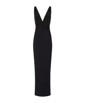 Elisabetta Franchi V Neck Evening Dresses