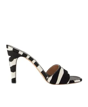 FERRAGAMO Tatiana Zebra Print High-heeled Sandals
