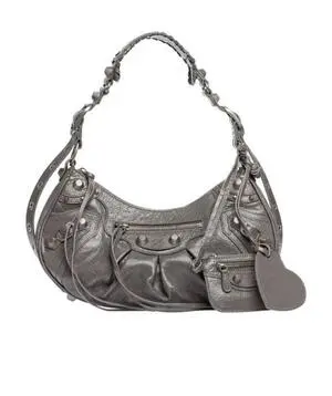 Balenciaga Balenciaga Le Caracole Small Shoulder Bag Dark Grey