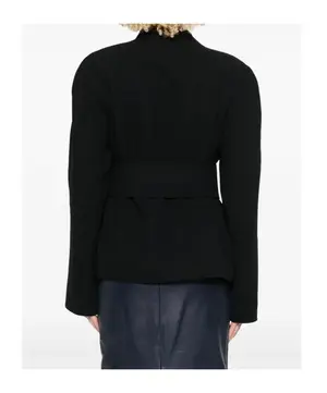 Khaite Edith Belted Jacket - Black