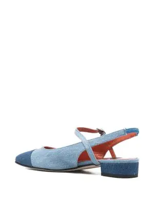 CAREL Oceano Slingback Ballets - Blue