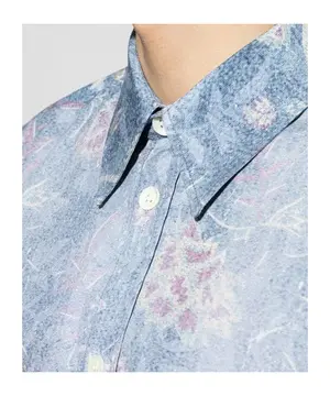 Isabel Marant Étoile Floral Printed Short-sleeve Shirt - Blue