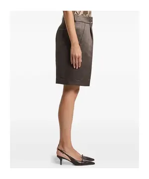 Peserico Pleated Turn-up Shorts