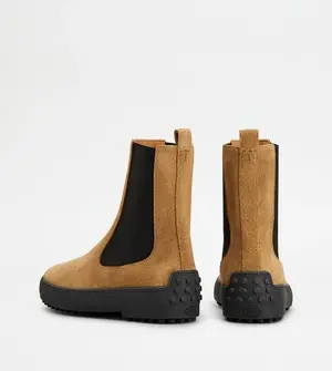 TOD'S Gommino Chelsea Boots - Black