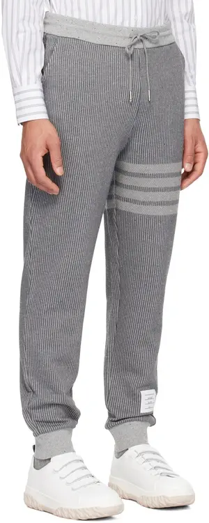 Thom Browne Drawstring Knitted Track Pants