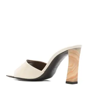 GIUSEPPE ZANOTTI Talia Square-toe Heeled Sandals - White