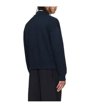 AMI Paris De Coeur V-neck Cardigan
