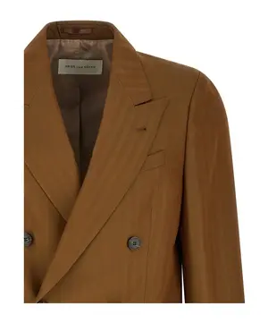 Dries Van Noten Barry Double Breasted Blazer - Brown
