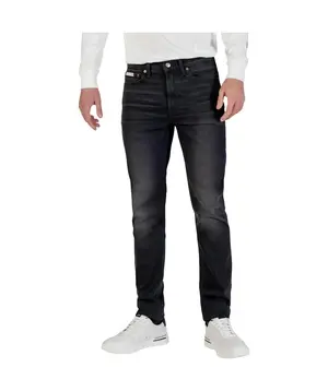 Calvin Klein Straight Cut Belt Loop Jeans - Black