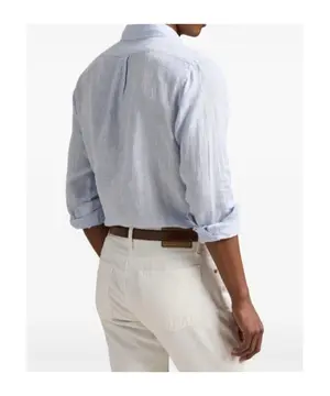 Polo Ralph Lauren Logo Embroidered Striped Shirt