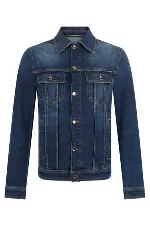 Dolce & Gabbana Classic Denim Trucker Jacket - Blue