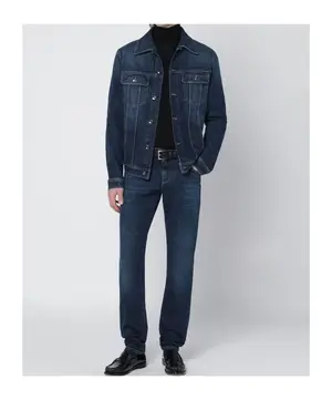 Dolce & Gabbana Classic Denim Trucker Jacket - Blue