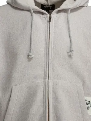 StÜssy Zip Up Hooded Sweatshirt