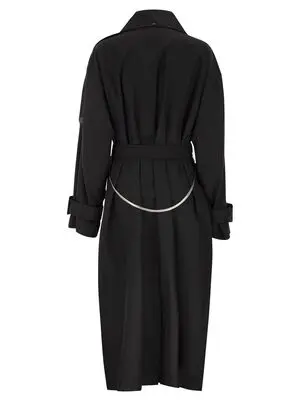 Sportmax Double-breasted Trench Coat