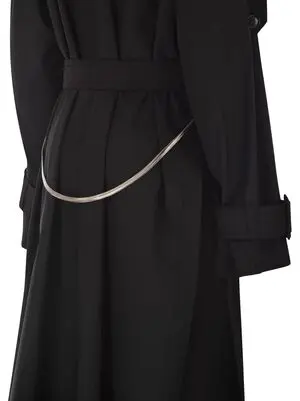 Sportmax Double-breasted Trench Coat