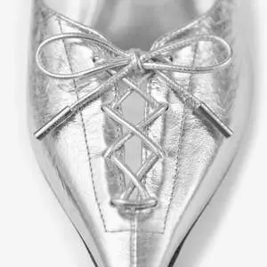 JIMMY CHOO Scarlett Mules - Silver