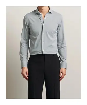 Hugo Boss Long-sleeved Shirt - Gray