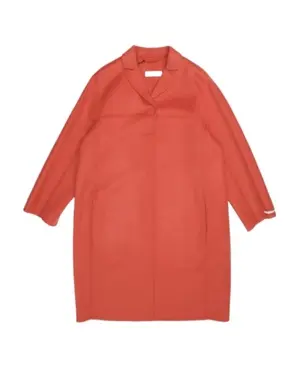 Max Mara Lapel Coat - Red