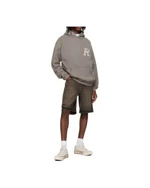 REPRESENT Western Initial Logo Hoodie - Brown