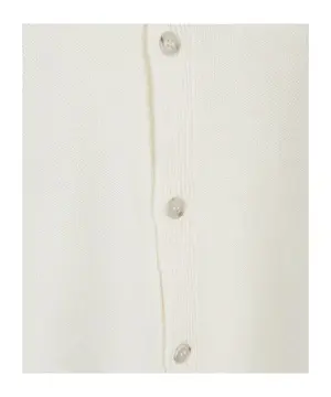 MAISON MARGIELA Knitted Cardigan With Integrated Scarf Detail