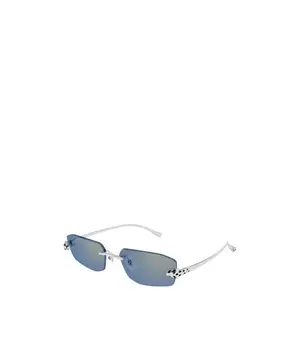 Cartier Rimless Geometric Sunglasses