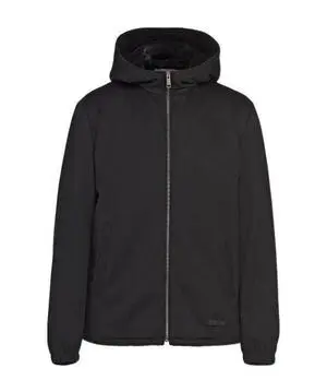 Prada Cashmere Blouson Jacket With Hood