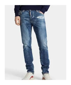 Dsquared2 Belt Loop Jeans - Blue
