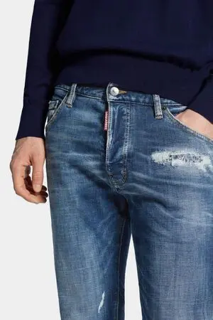 Dsquared2 Belt Loop Jeans - Blue