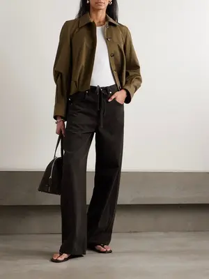 Citizens Of Humanity Brynn Wide-leg Jeans - Chocolate-colored