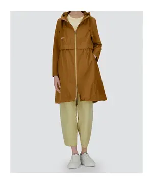 Herno Water-repellent Hooded Parka - Camel