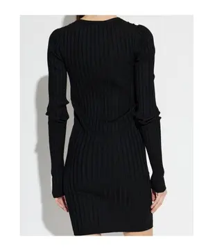 Dolce & Gabbana Ribbed Long-sleeve V-neck Cardigan