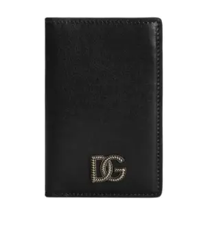 Dolce & Gabbana Dolce Gabbana Dg Logo Plaque Card Holder - Black